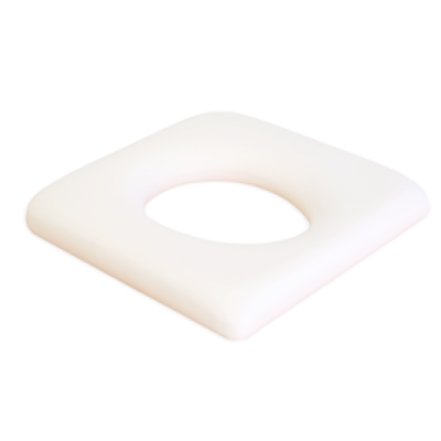 K Care Hand Made Commode Seat - Closed | Aidacare