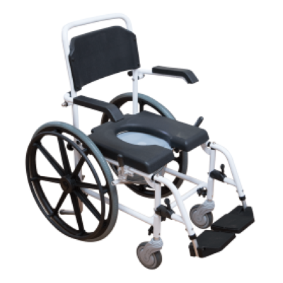 Aspire 440mm Aluminium Commode - Self Propelled | Aidacare