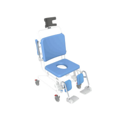 Electric 4HC Tilt in Space Shower Commode | Aidacare