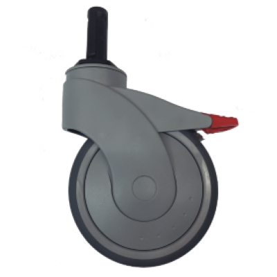 125mm - Blickle - with Expander - Total Brake - S/Steel bearing/bolt ...