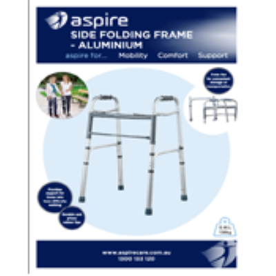 NEW Aspire Side Folding Walker | Aidacare