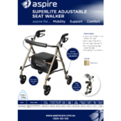 NEW! Aspire Superlite Walker | Aidacare